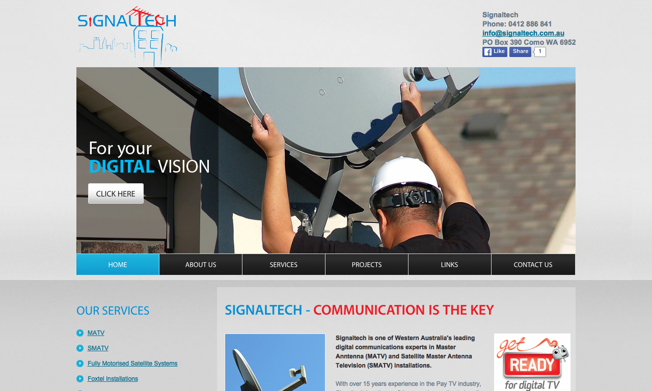 signaltech.com.au - Web and Print Design